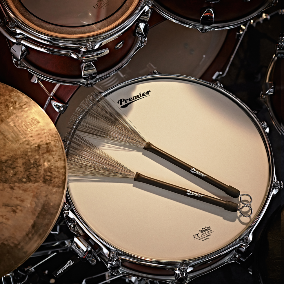 Telescopic Wire Brushes - Premier Drums